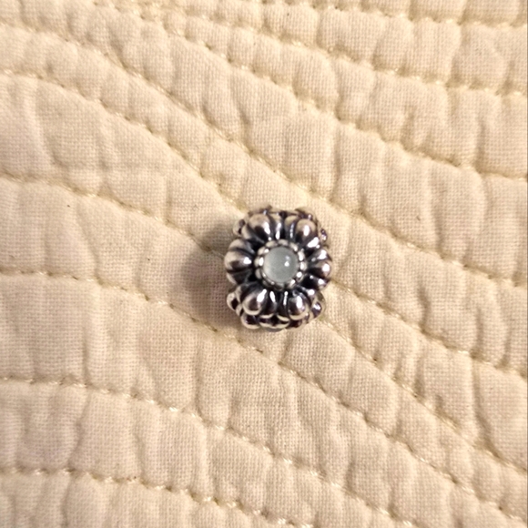 Pandora | Jewelry | Authentic Pandora March Birthday Bloom Silver Charm ...